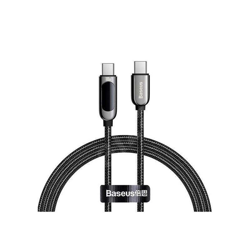 Baseus Display Fast Charging Data Cable Type-C to Type-C 100W - 1m/100CM